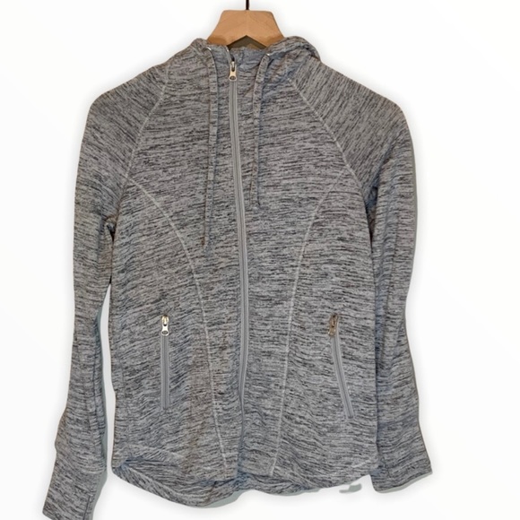 90 Degree By Reflex | Tops | 9 Degree By Reflex Gray Hooded Running ...
